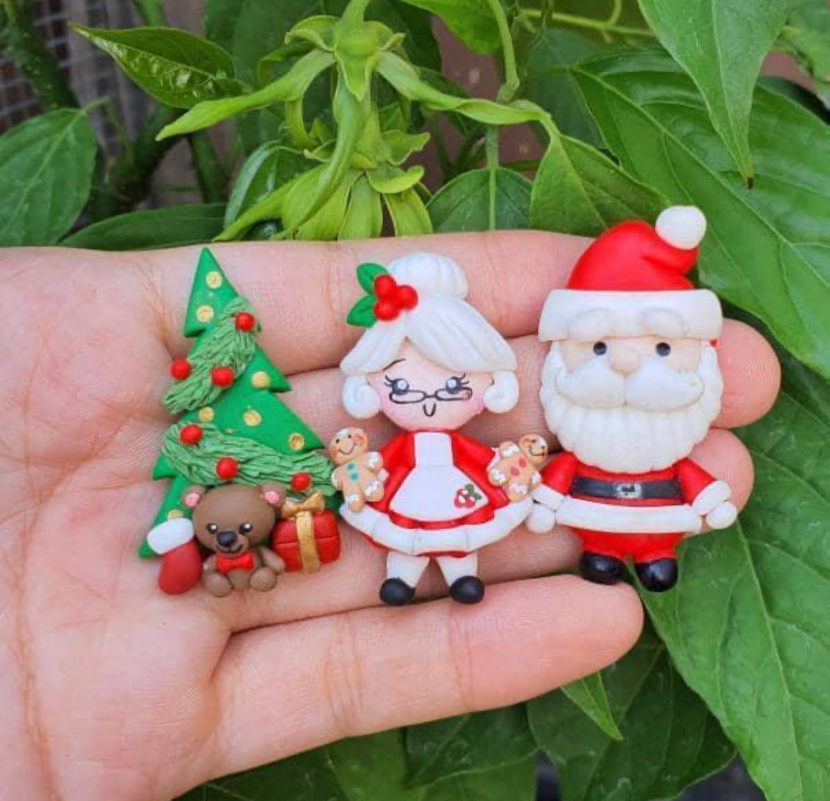 Ella Clay Doll - Holiday Santa – Bel Crafty Supplies
